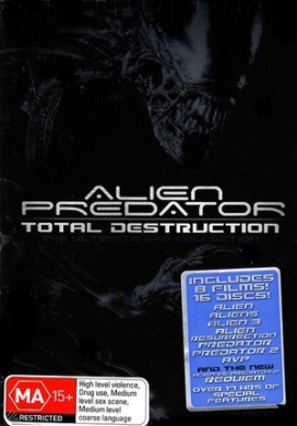 Alien And Predator Total Destruction Collection 8 Films by 20th Century ...