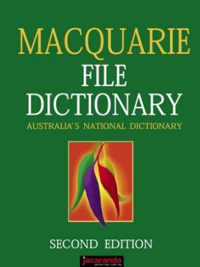 Macquarie File Dictionary 2E (Macquarie Series), Macquarie - Shop ...