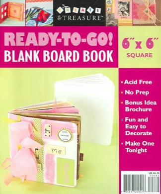 Ready-To-Go Blank Board Book White 6" X 6" Square (Create & Treasure (C ...
