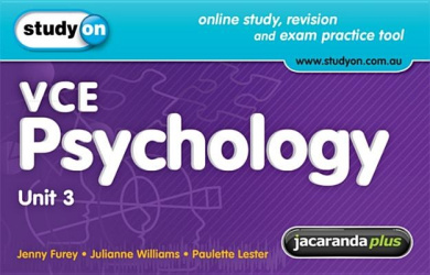 StudyOn VCE Psychology Unit 3 & Study Cards (StudyOn Online Series ...