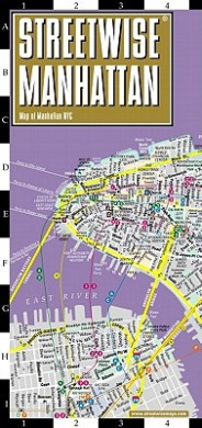 Streetwise Manhattan Map - Laminated City Street Map of Manhattan, New ...
