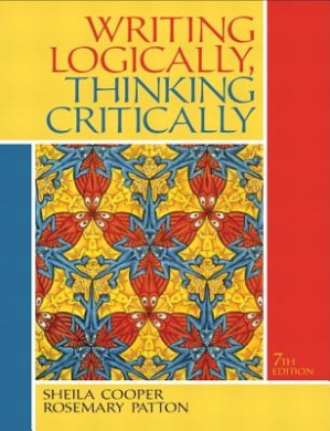 Writing Logically, Thinking Critically, Sheila Cooper Rosemary Patton - Shop Online for Books in ...