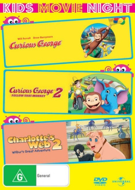 Curious George / Curious George 2 / Charlotte's Web 2 (Animated) by ...