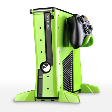 Xbox 360 Slim Console Vault Nuclear Green [Xbox] by Calibur11 - Shop ...
