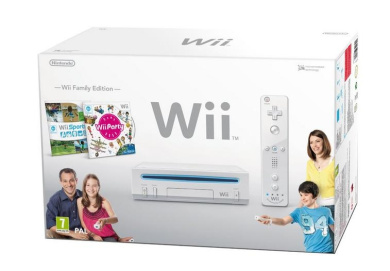 Nintendo Wii Console Family Edition With RemotePlus & Wii Sports & Wii ...