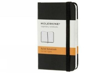 Moleskine Classic Notebook, Extra Small, Ruled, Black, Hard Cover (2.5 ...