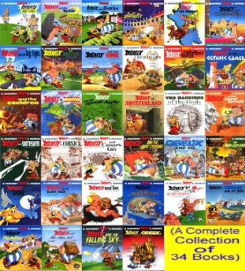 Asterix Complete Box Set of 34 Titles, Albert Uderzo Rene Goscinny ...