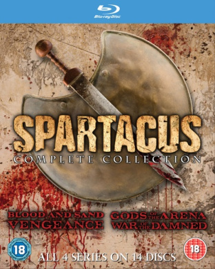 Spartacus Complete Collection - All 4 Series [Region B] [Blu-ray] by ...