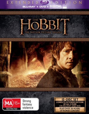 The Hobbit The Motion Picture Trilogy (Extended Edition) (Blu-ray/DVD ...