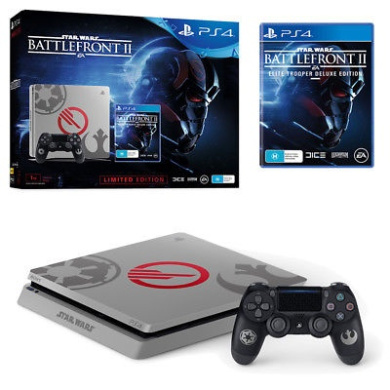 PS4 Slim 1TB Star Wars Battlefront 2 Limited Edition Console Bundle by ...