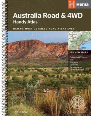 Australia Road and 4WD handy atlas B5 spiral, Hema Maps (Other primary ...