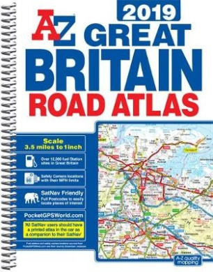 Great Britain Road Atlas 2019 (A4 Spiral) by Geographers' A-Z Map Co ...
