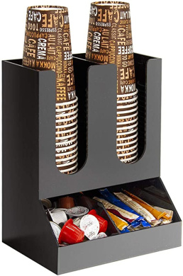 Paper Cup Lid Holder Dispenser, Acrylic Disposable Paper Cup Holder ...