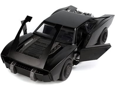 Jada Toys The Batman 1:18 Batmobile Die-Cast Car with Lights + 3.75 ...