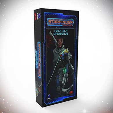 Starfinder Unpainted Miniatures – Half-Elf Operative (32mm) | Plastic ...